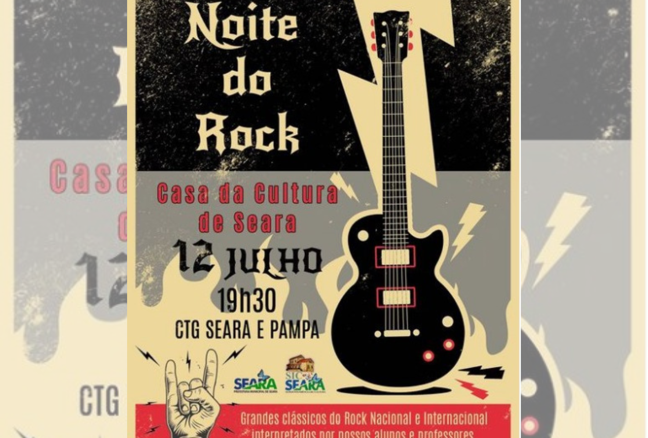 Noite Do Rock Acontece Hoje Não Perca Lance Notícias Seara